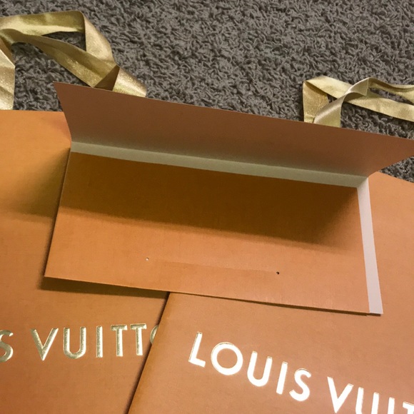 Louis Vuitton | Other | Louis Vuitton Shopping Bag Receipt Sleeve ...